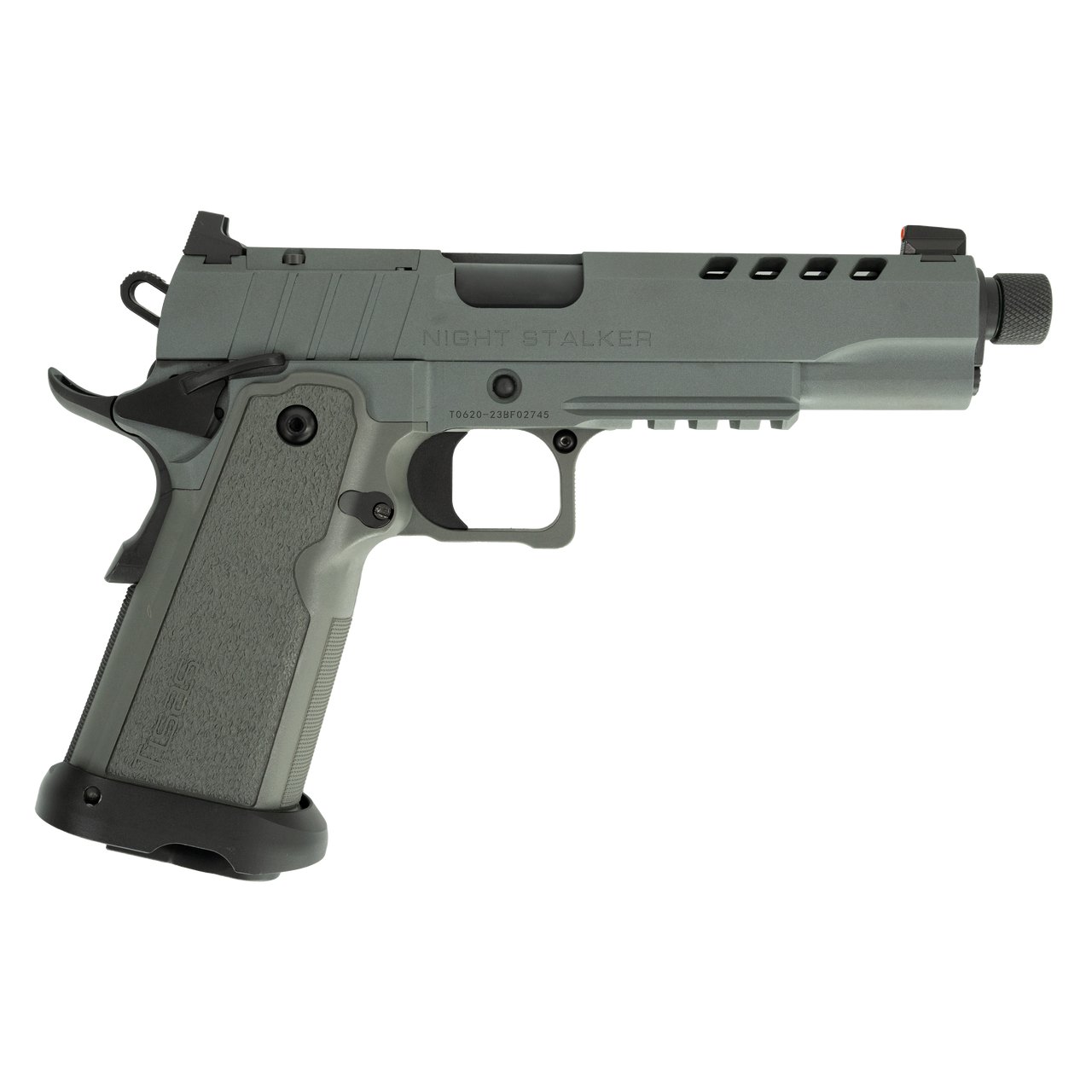 dSDS TISAS IMPORTS 1911 B9R NIGHT STALKER DS GRY, 9MM DBL STACK 2-17RD ...