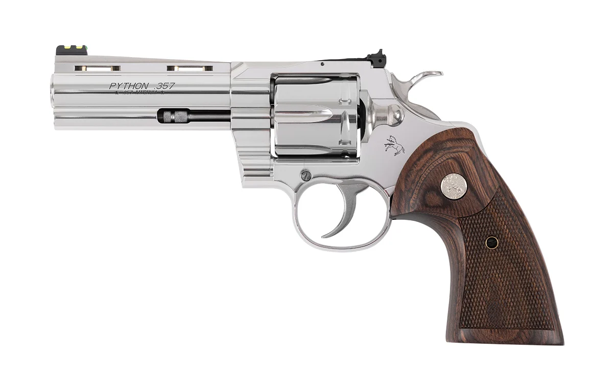COLT PYTHON TARGET STAINLESS REVOLVER 357 MAG 6in. 6 RD - Revolvers at ...