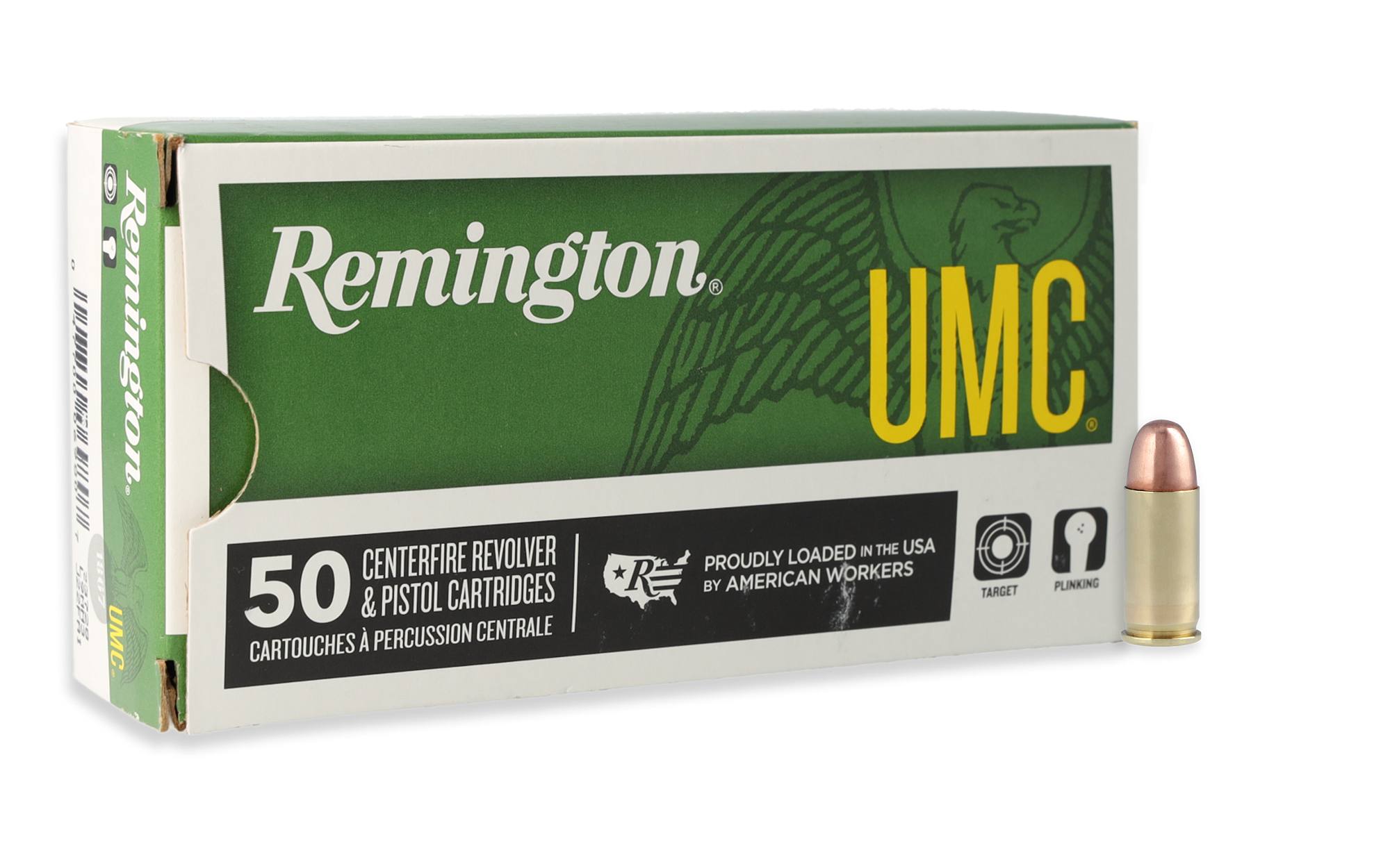 REMINGTON 32 AUTO (7.65MM) 71GR FMJ UMC 50 RND PK 50 RD/BX 10 BX/CS | Orion Wholesale