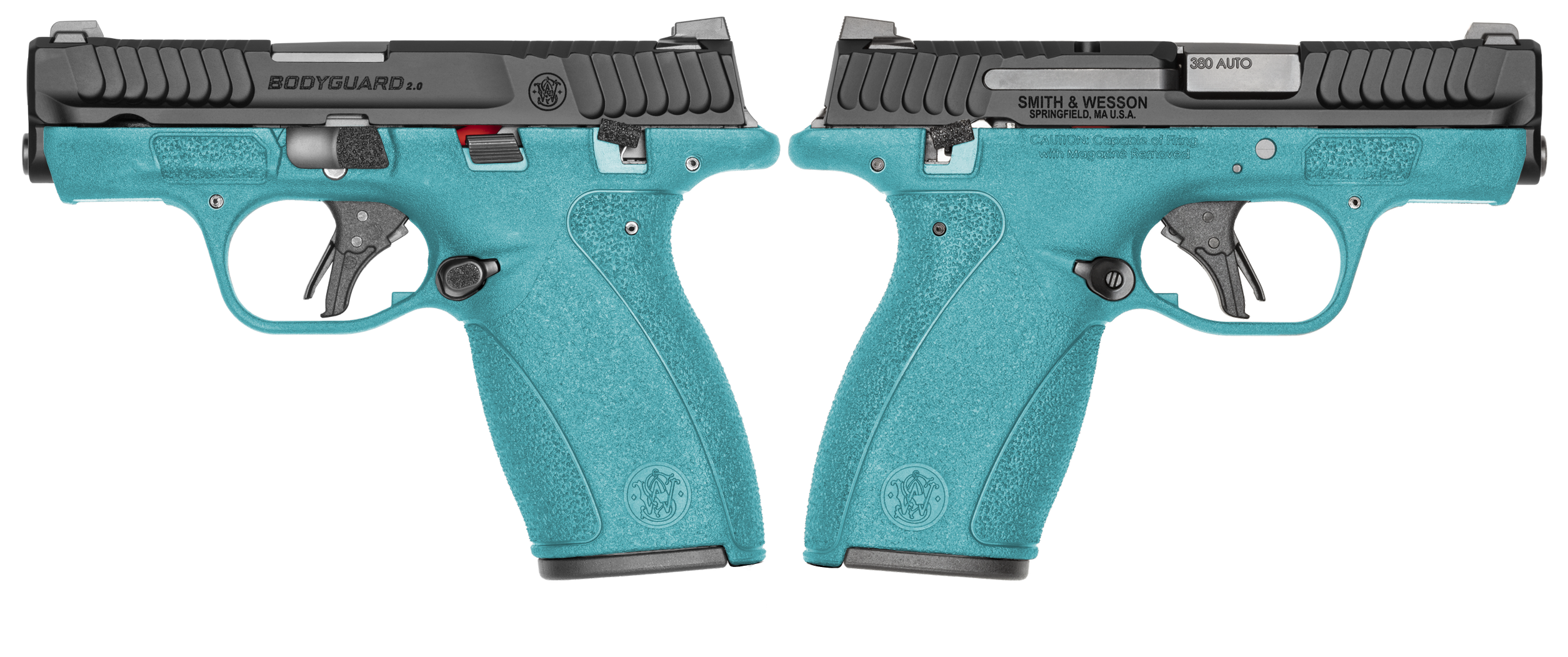 SMITH & WESSON BODYGUARD 2.0 380ACP PISTOL T.S. AZTEC TEAL ORION ...