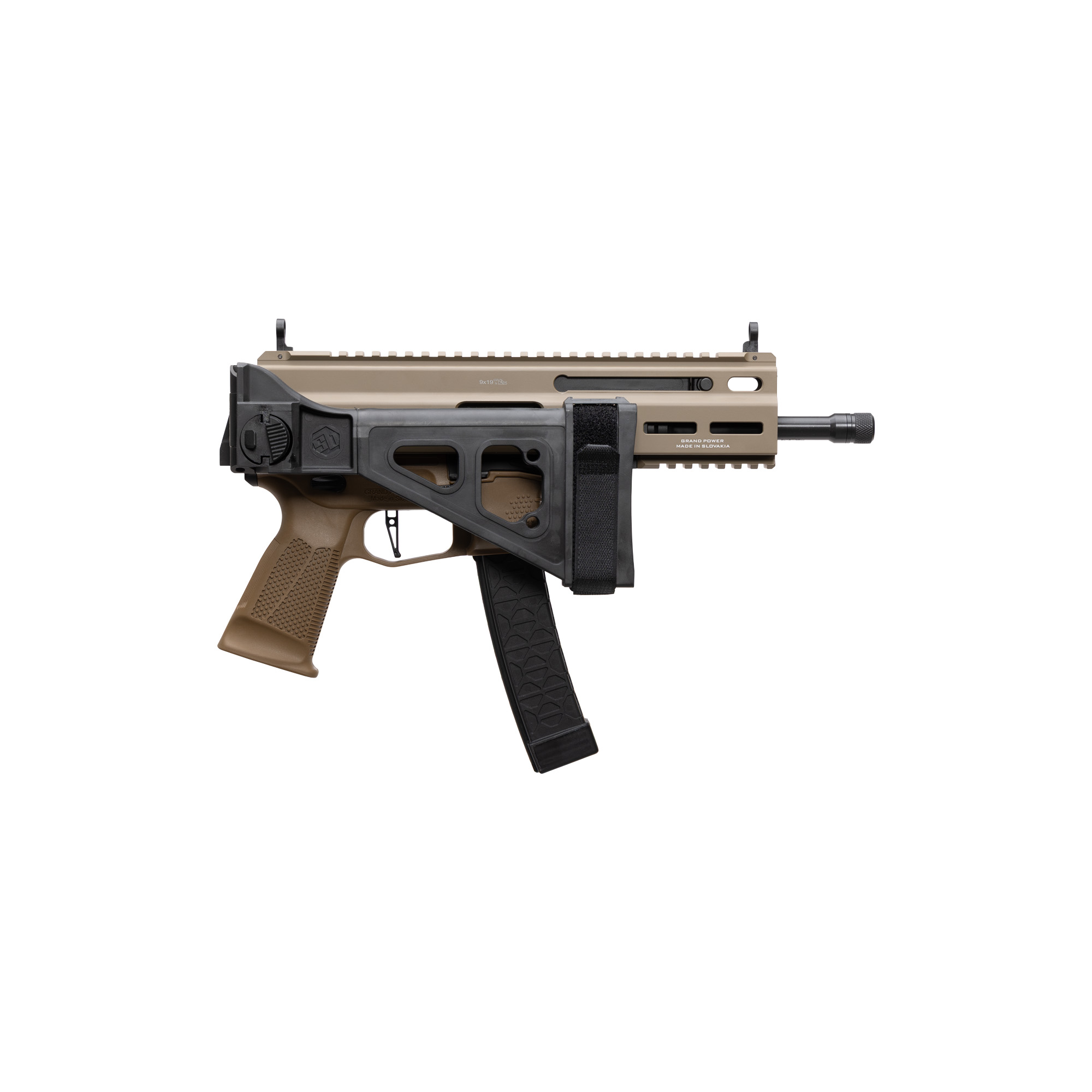 GRAND POWER STRIBOG SP9A1 9MM PISTOL 8" BARREL THREAD STRIBOG PATTERN ...