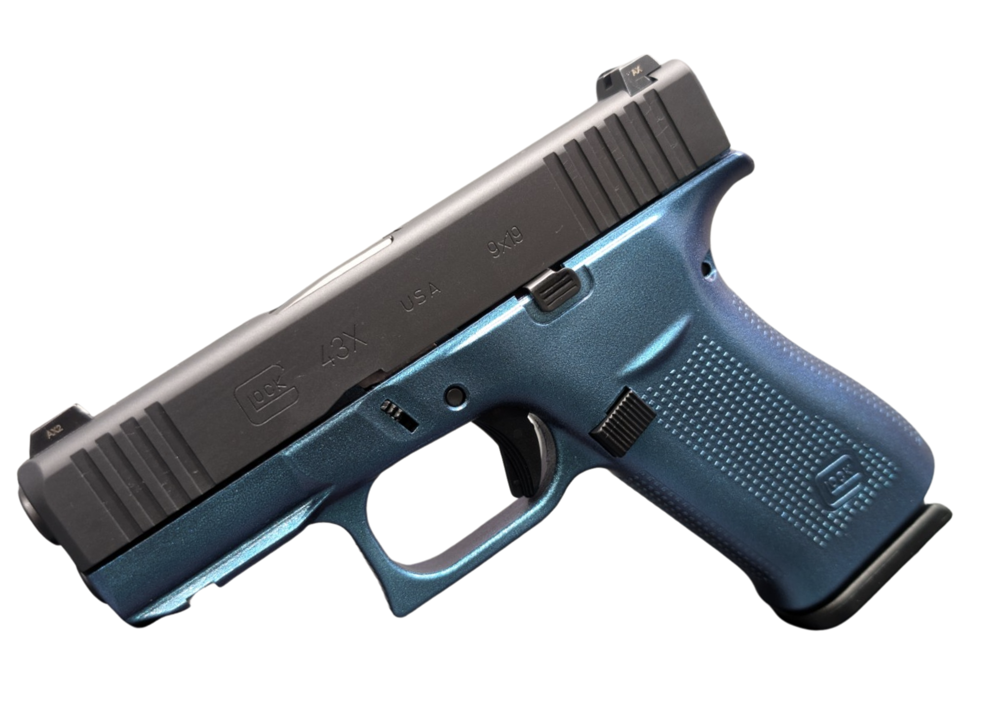 GLOCK G43X 9MM PISTOL 3.41" TYPHOON NIGHT SIGHTS 2-10RD MAGS | Orion ...
